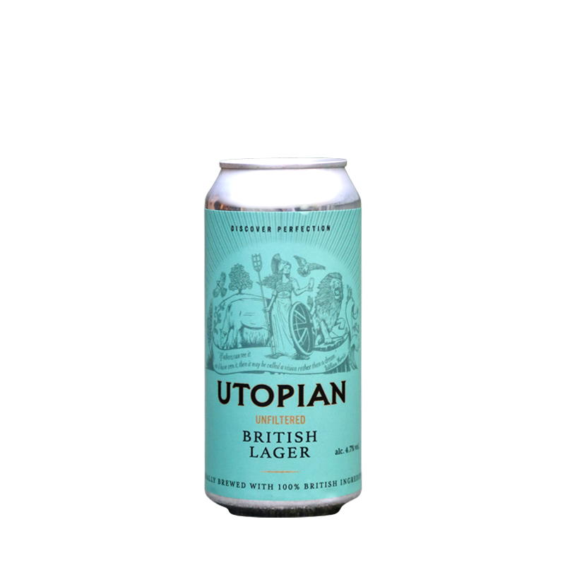 Utopian Brewing - Unfiltered British Lager - Craft Metropolis