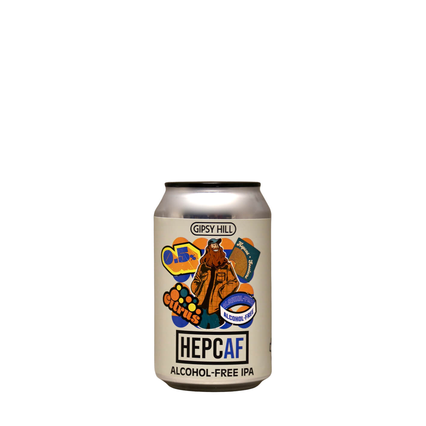 Gipsy Hill - HepcAF Alcohol-Free IPA (Low/No Alcohol) - Craft Metropolis